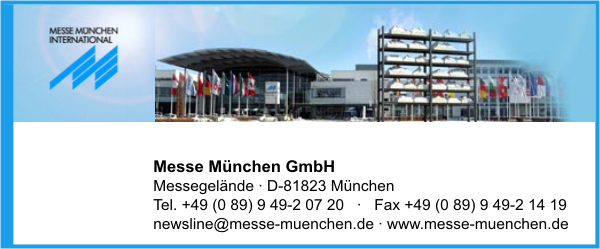 Firma Messe München GmbH in München - Branche(n): Messen, Ausstellungen ...